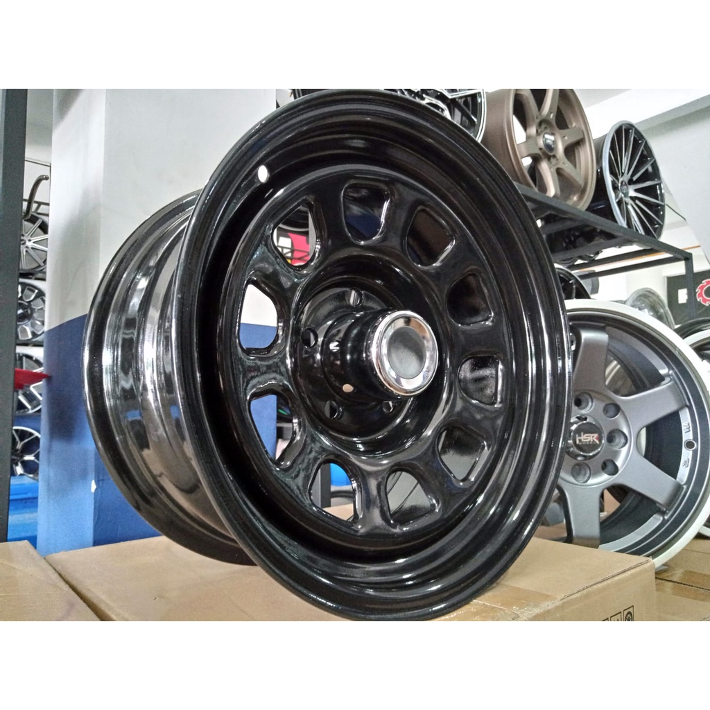 Jual Velg Mobil Offroad 4X4 R16 HSR MOKUPO Warna BLACK Buat Hardtop ...