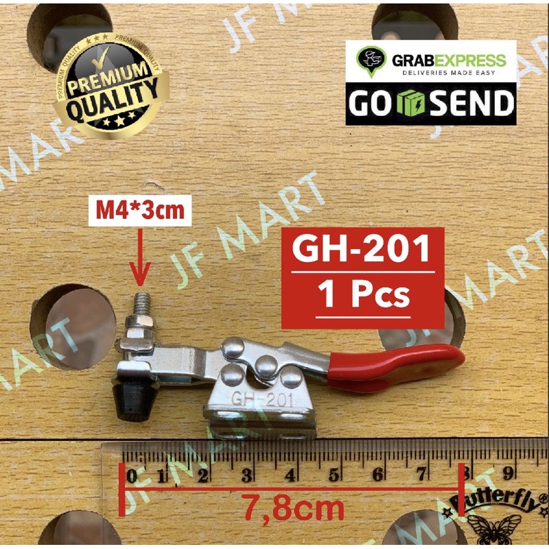 Jual Toggle Clamp GH 201 Quick Release Hold Klem Horizontal | Shopee ...