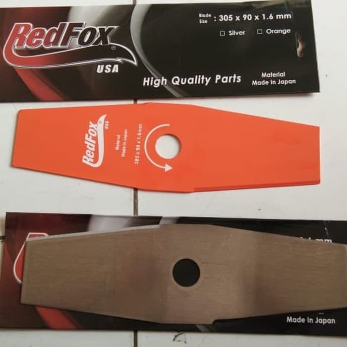 Jual REDFOX MATA PISAU POTONG RUMPUT GENDONG BRUSH CUTTER BLADE 30 cm x 1 Inch 305mm x 90mm x 1 ...