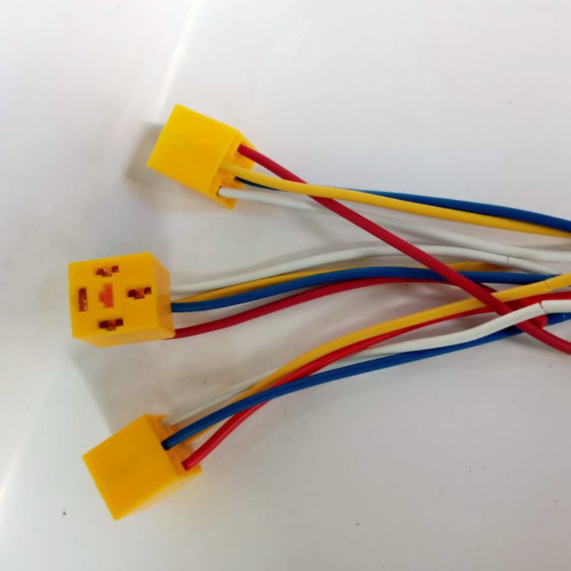 Jual socket relay PVC Kuning + 4kbl bintik / biasa tembaga | Shopee ...