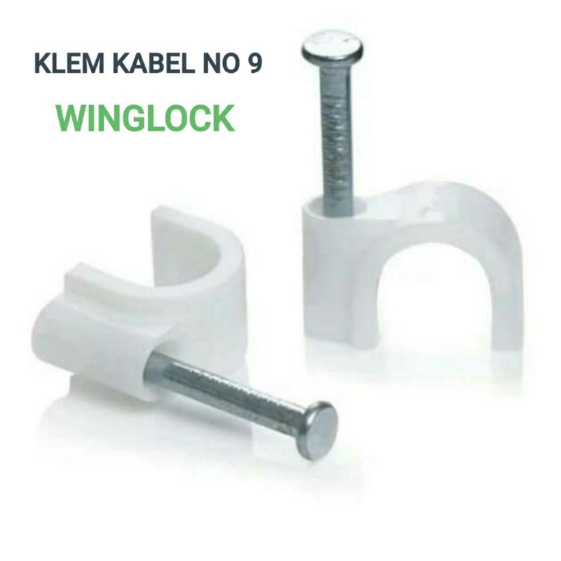 Jual KLEM KABEL NO 9 PAKU BETON 9MM | Shopee Indonesia