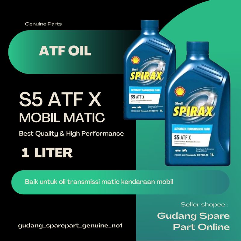 Jual Oli ATF mobil Shell Spirax S5 ATF X Oli matik Oli transmissi mobil ...