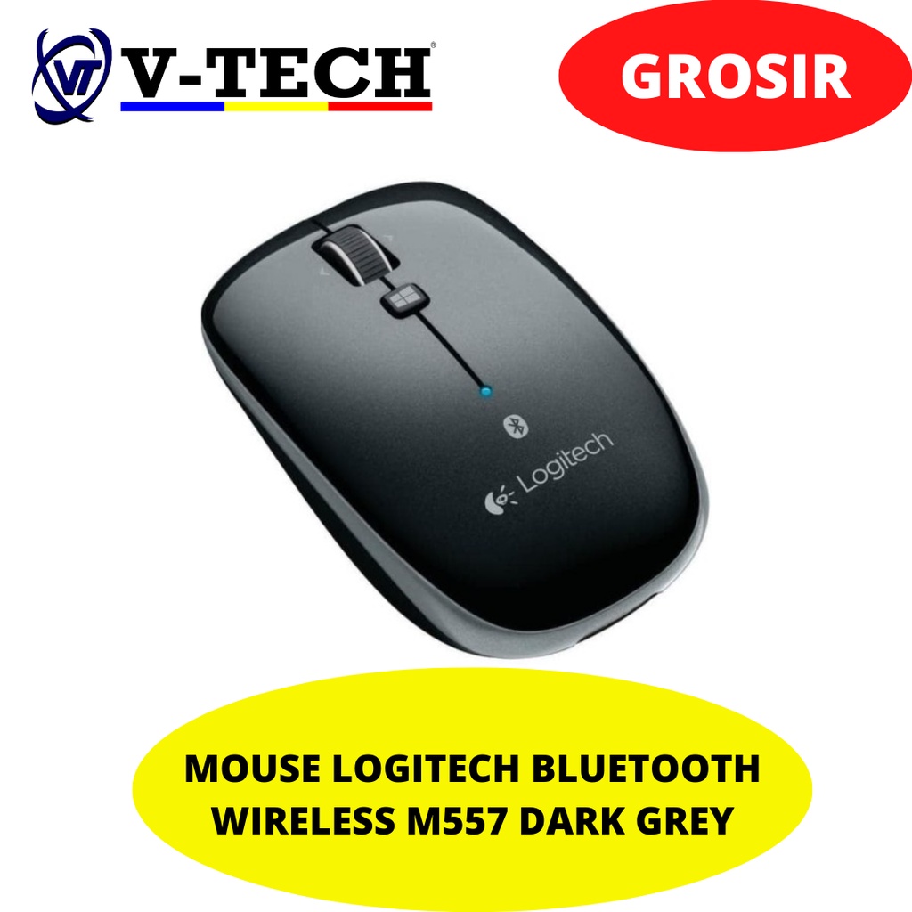 Jual MOUSE LOGITECH BLUETOOTH WIRELESS M557 DARK GREY | Shopee Indonesia