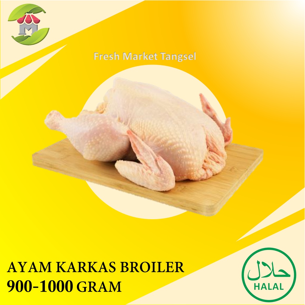Jual Ayam karkas broiler size 400gr - 1kg ayam potong | Shopee Indonesia