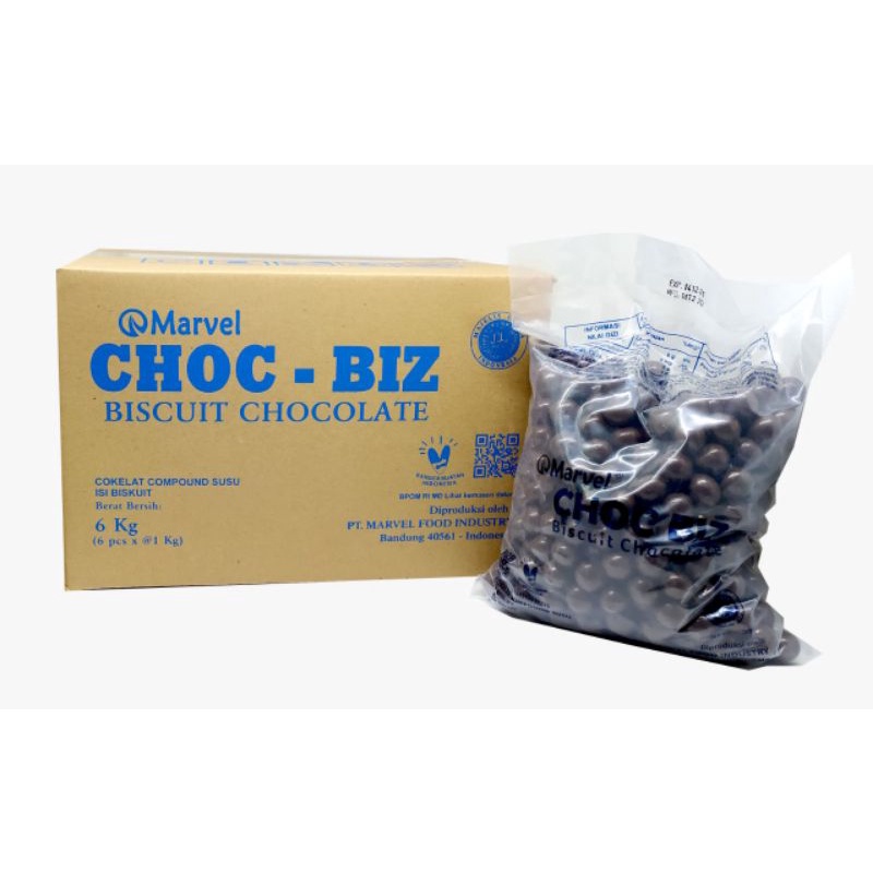 Jual coklat Scandia Choco ball isi biskuit kemasan 1kg | Shopee Indonesia
