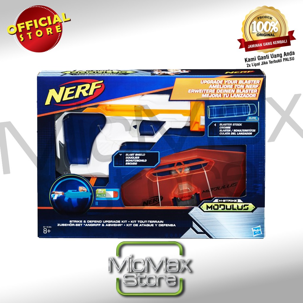 Jual Nerf N-Strike Modulus Strike and Defend Upgrade Kit | Shopee Indonesia