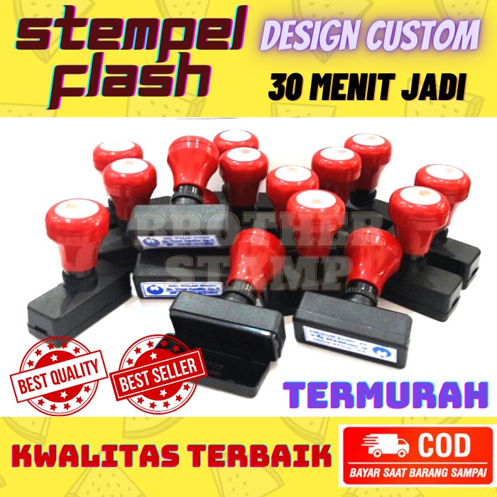 Jual Stempel custom/free design/Stempel otomatis | Shopee Indonesia