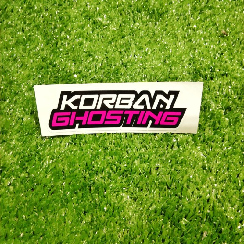 Jual stiker kata2 #sticker korban ghosting | Shopee Indonesia