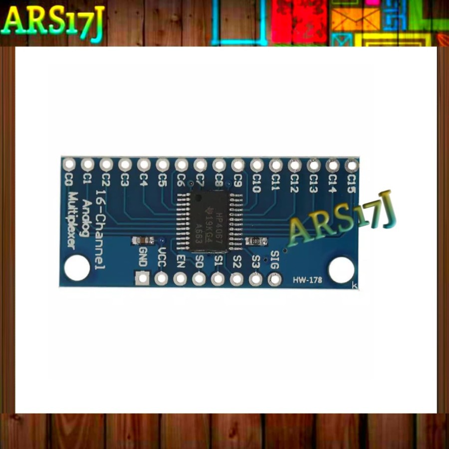 Jual CD74HC4067 Modul multiplexer Digital CMOS 16 Channel Analog ...