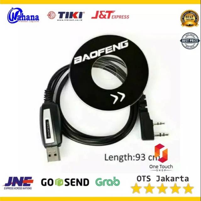 Jual CD Driver Kabel Data Program Radio HT Baofeng 888s | Shopee Indonesia