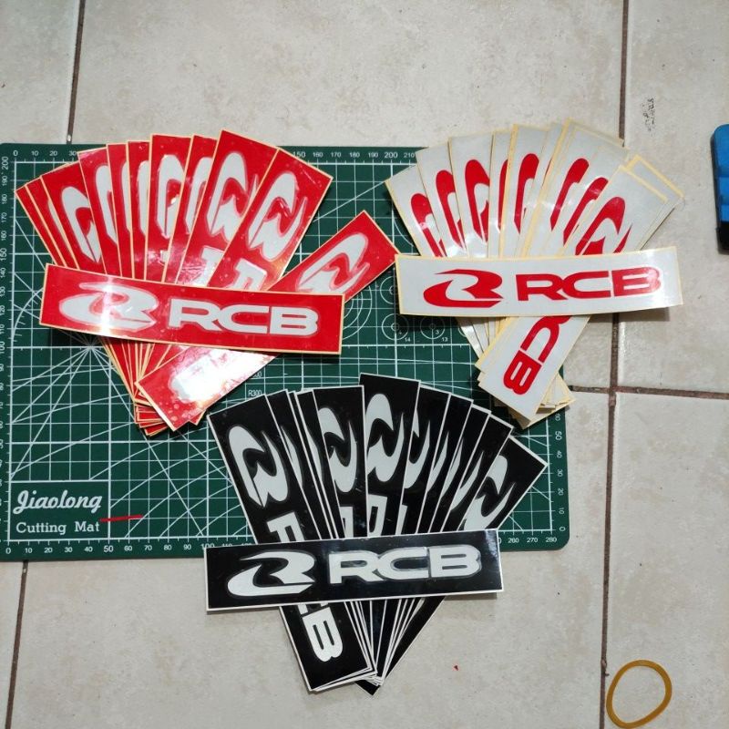 Jual stiker RCB cutting stiker RACING BOY motor | Shopee Indonesia