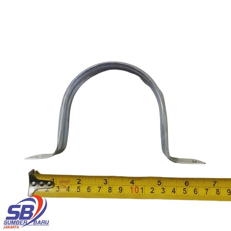 Jual Klem Omega 3 inchi Klem Pipa Paralon ke Tembok Besi Plat Tipis 3 ...