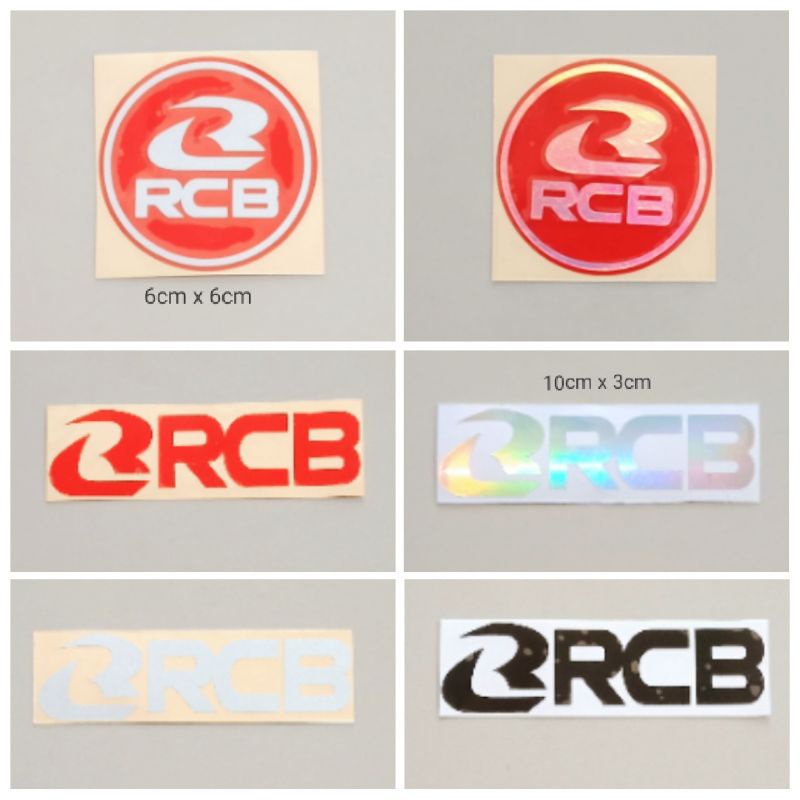 Jual sticker rcb cutting sticker racing boy sticker motor | Shopee ...