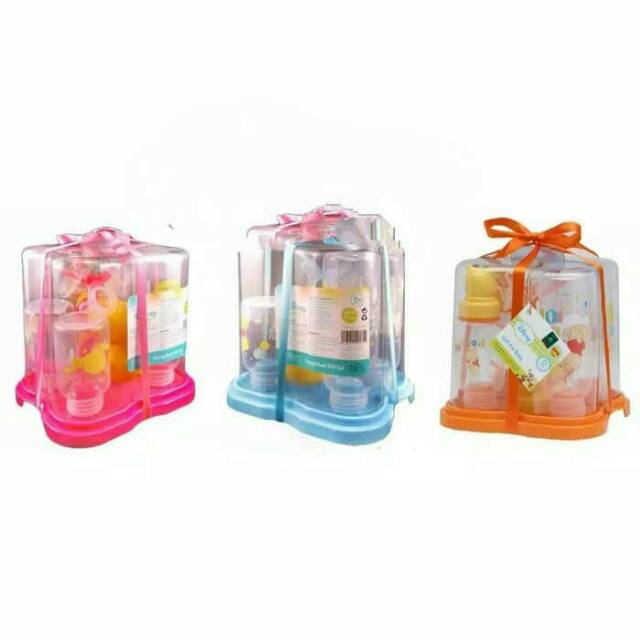 Jual paket rak botol susu Disney 4 botol hadiah bayi Disney baby gift ...