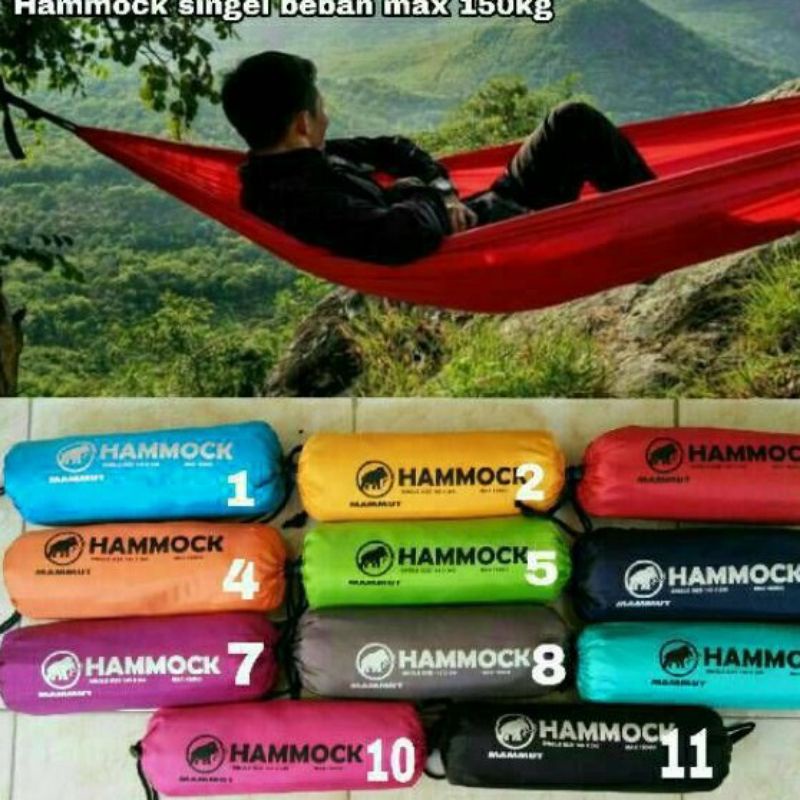 Jual Hammock / ayunan ,bahan kuat dan tahan 150Kg | Shopee Indonesia