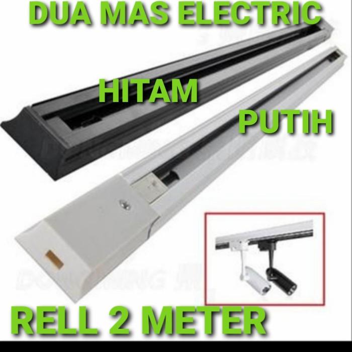 Jual Fitting Rel Rell Lampu Sorot Spot Track Rell 2M Kap 2 M Meter ...