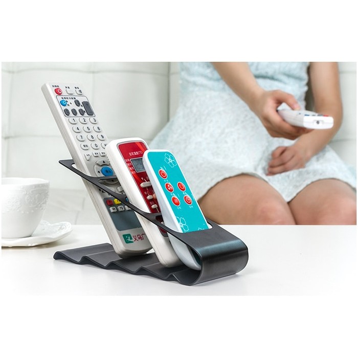 Jual Remote Control Stand Holder Tempat Penyimpan Rack Rak Remot TV DVD ...