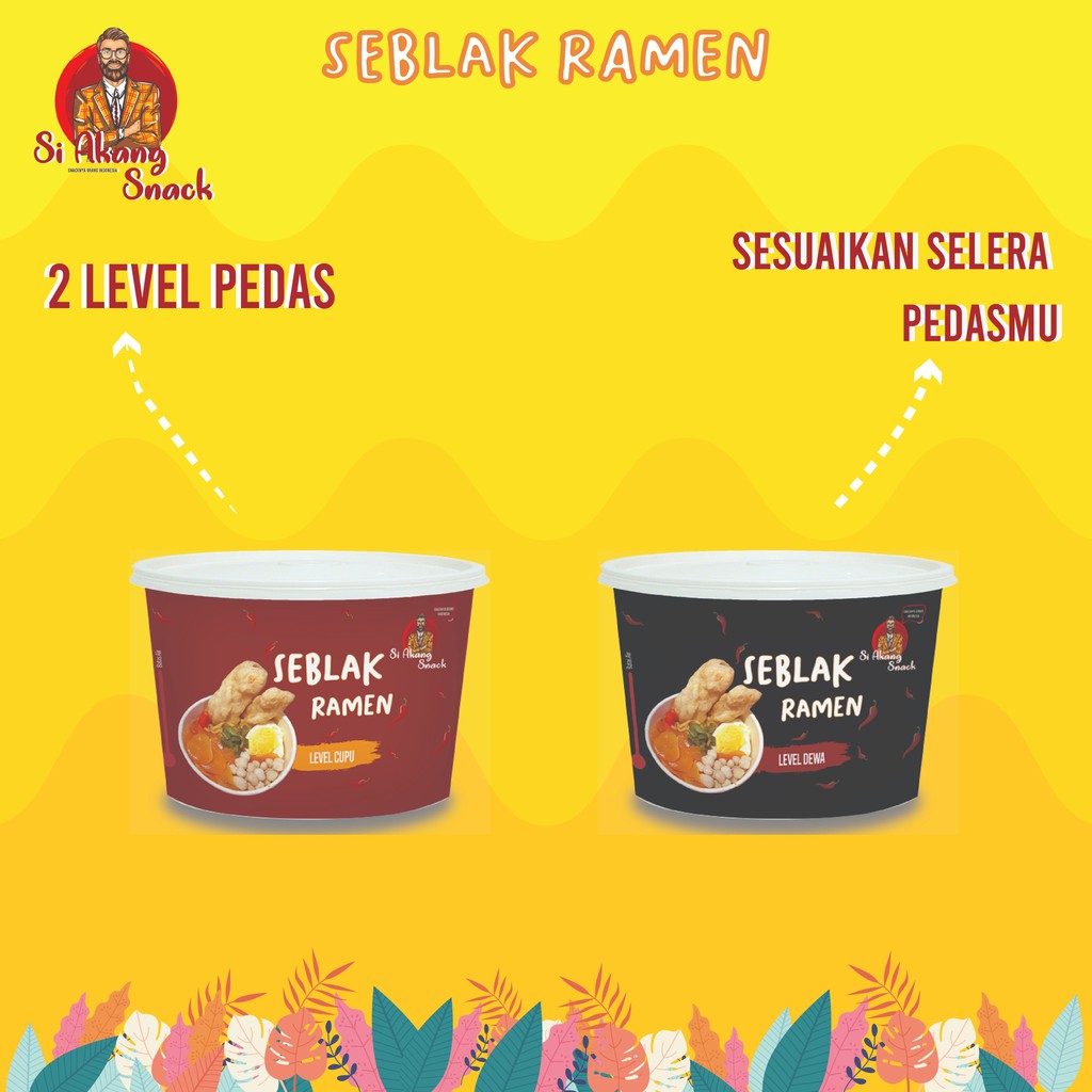 Jual SEBLAK RAMEN INSTAN BY SI AKANG SNACK SEHOT GEPREK KYLAFOOD ...