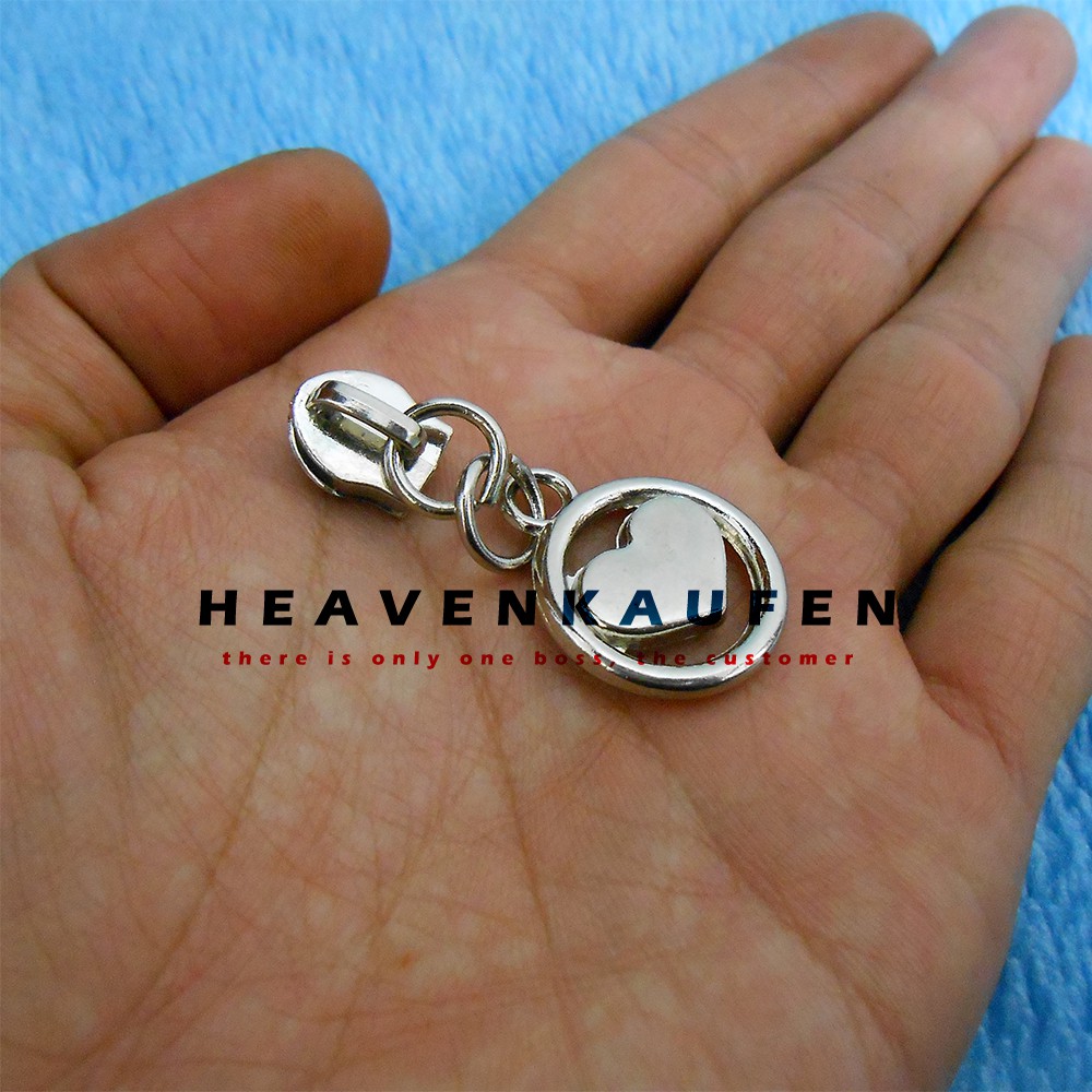 Jual Kepala Resleting / Kepala Zipper Nikel Silver No 5 Variasi Love ...