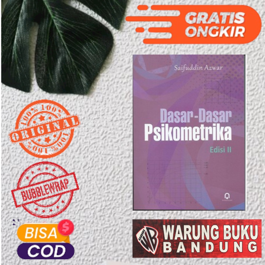 Jual Buku Dasar-Dasar Psikometrika Edisi 2 - SAIFUDDIN AZWAR | Shopee ...