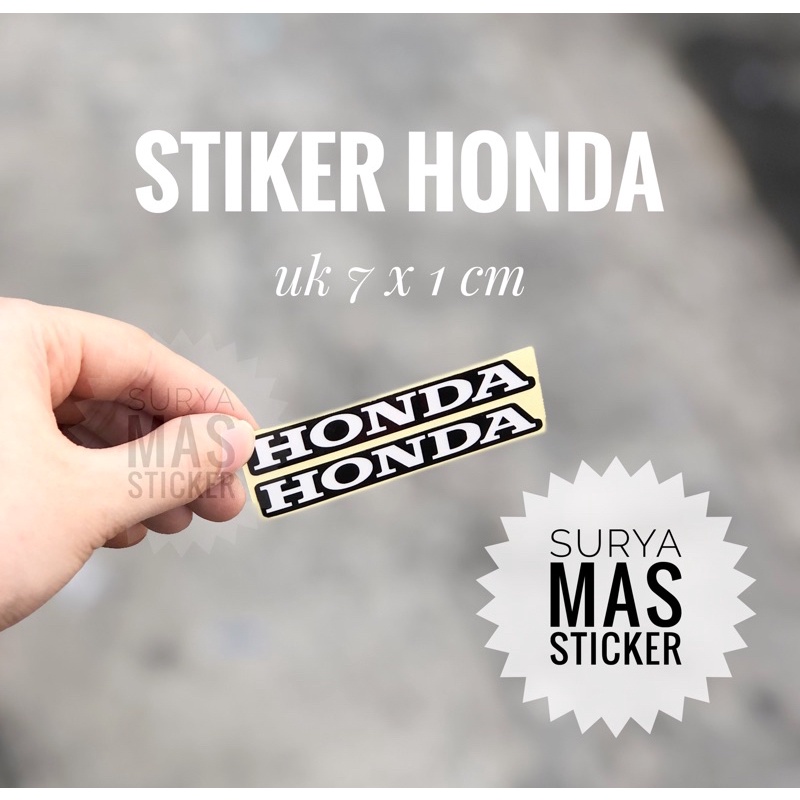 Jual stiker logo honda sticker motor honda printcutt | Shopee Indonesia