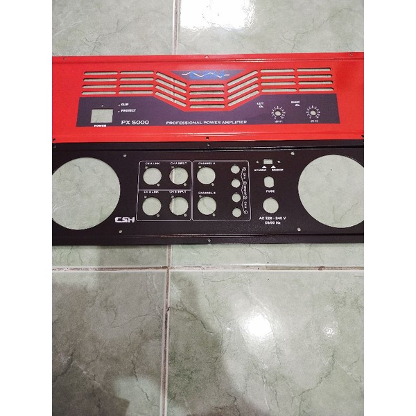 Jual plat panel power amplifier csh px 5000 bahan besi | Shopee Indonesia
