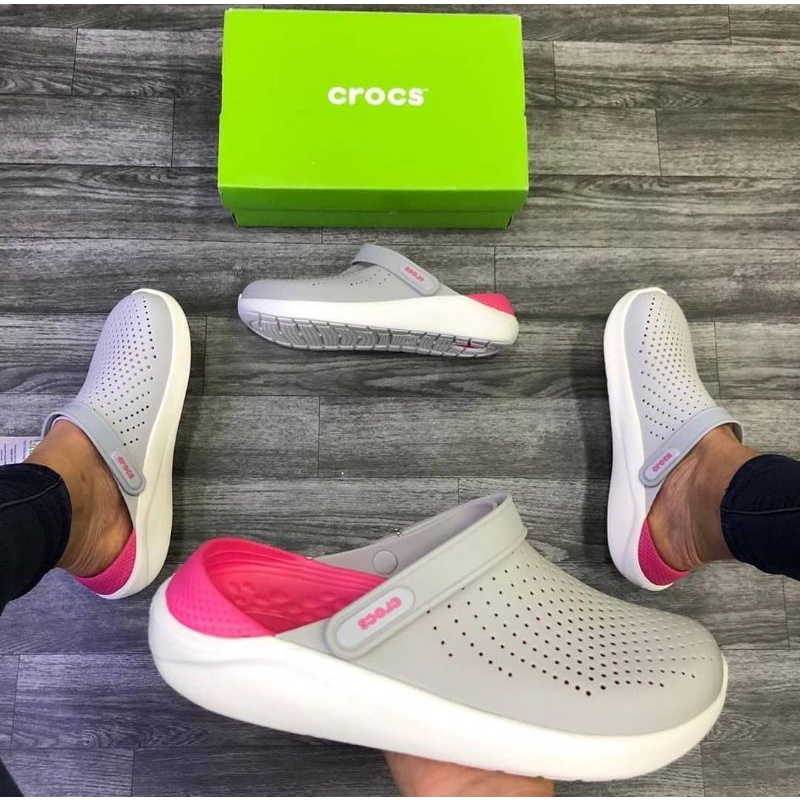 Jual Sendal Wanita crocs literide clog / Crocs literide clog | Shopee Indonesia