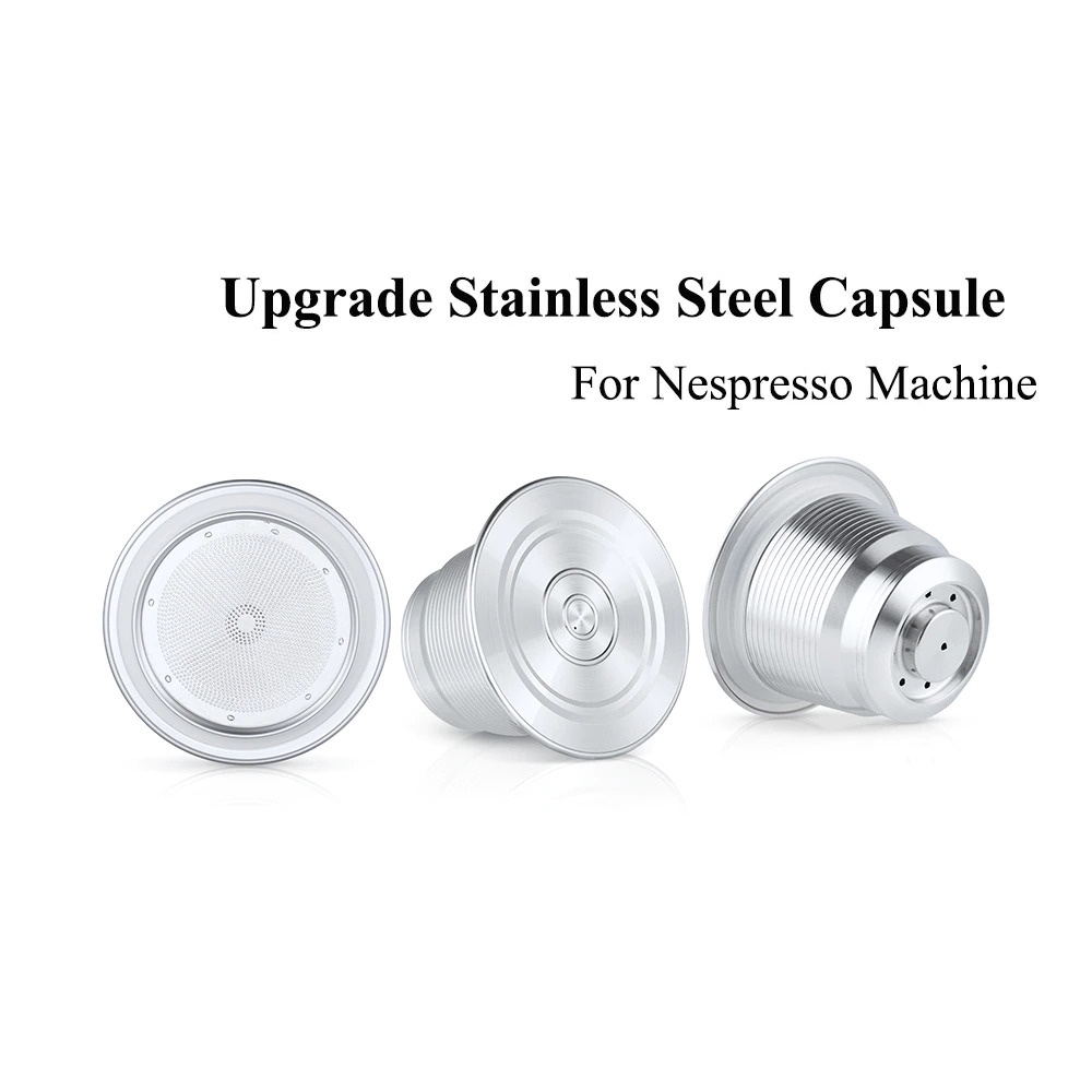 Jual Kapsul Kopi Isi Ulang Stainless Nespresso Coffee Capsule New 2021 ...