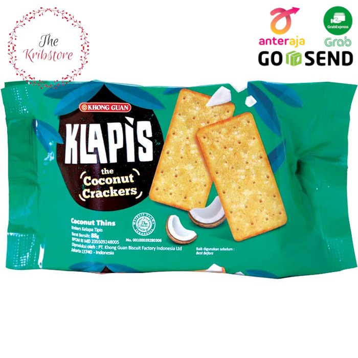 Jual KHONG GUAN Coconut Crackers Klapis Biskuit Krim Rasa Kelapa 88 gr | Shopee Indonesia
