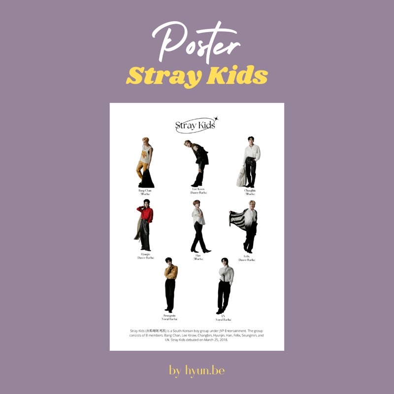 Jual Poster A4 | Stray Kids | Shopee Indonesia