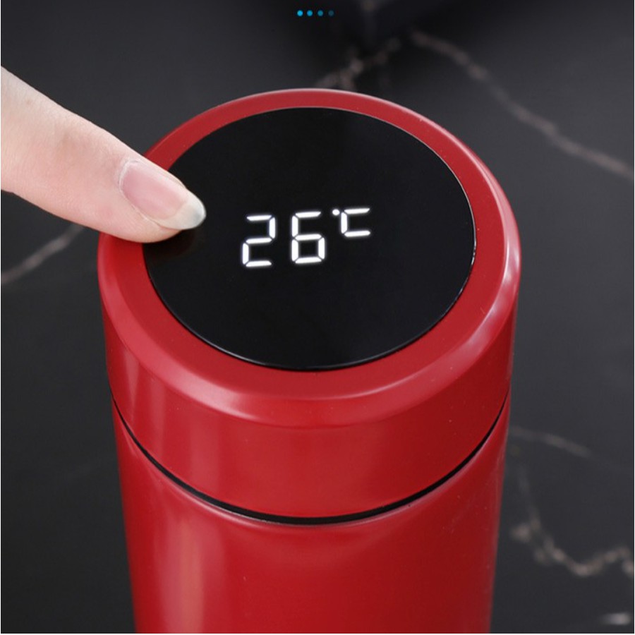 Jual Thermos Termos Botol Stainless Air Hangat Temperatur Pembaca Suhu ...