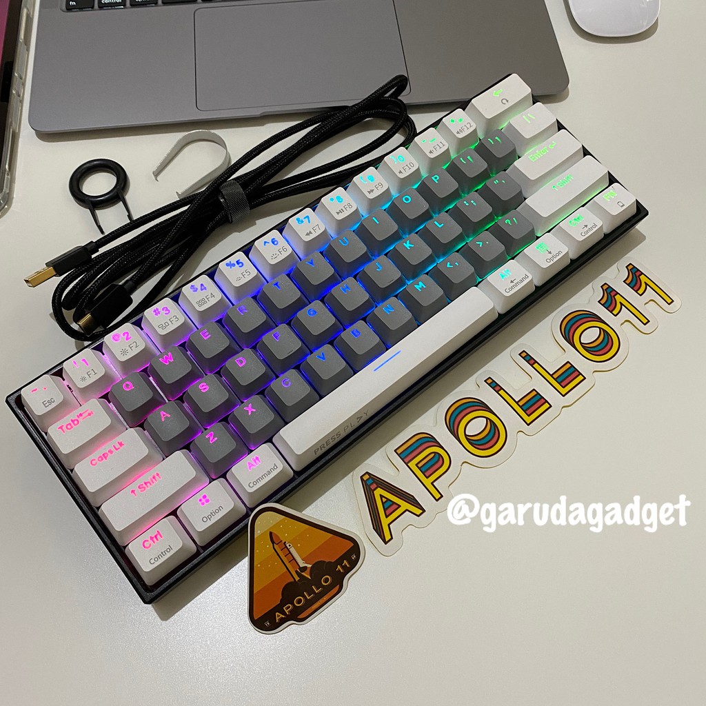 Jual APOLLO61 60% Mechanical Keyboard 61-Key Outemu Brown Switch ...