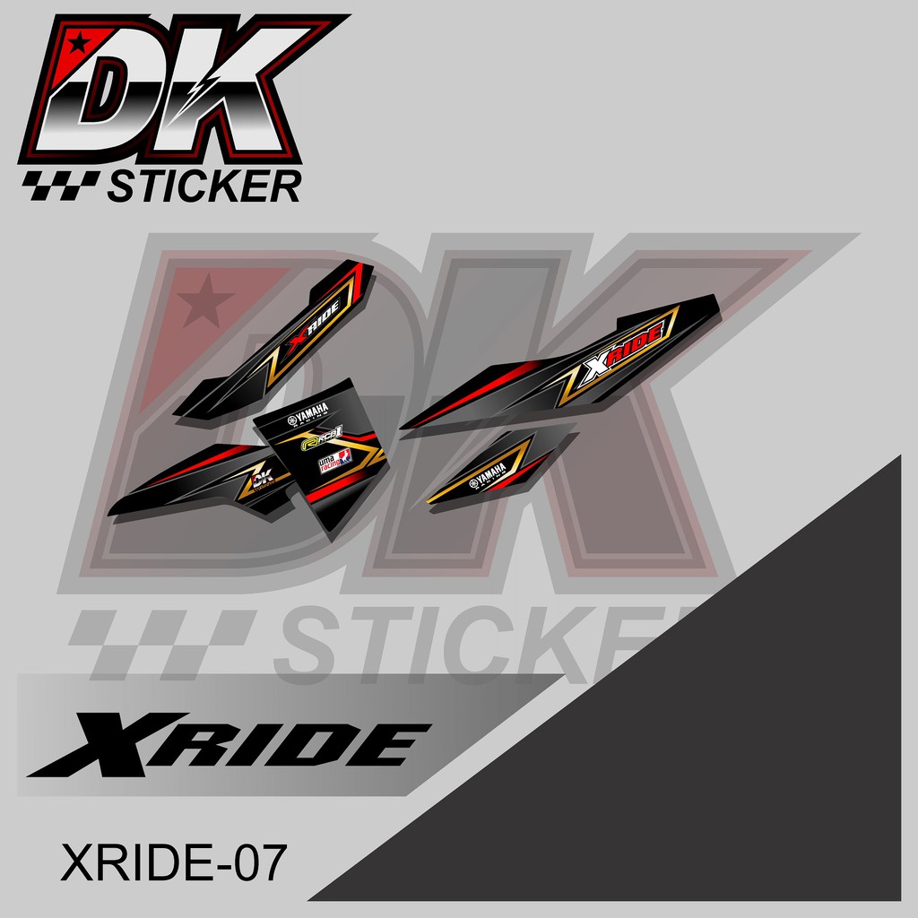 Jual STIKER STRIPING DECAL XRIDE-07 | Shopee Indonesia
