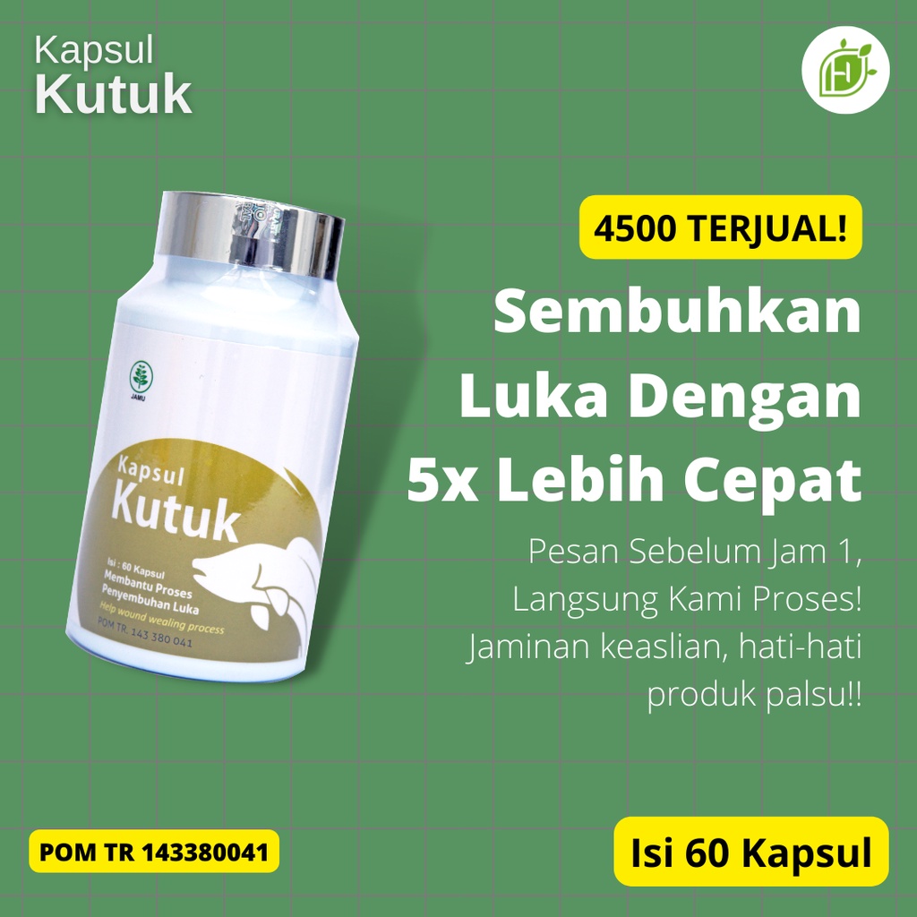 Jual KAPSUL KUTUK PREMIUM- ORIGINAL Ekstrak Albumin Ikan Gabus Obat Pasca Operasi Caesar Obat ...