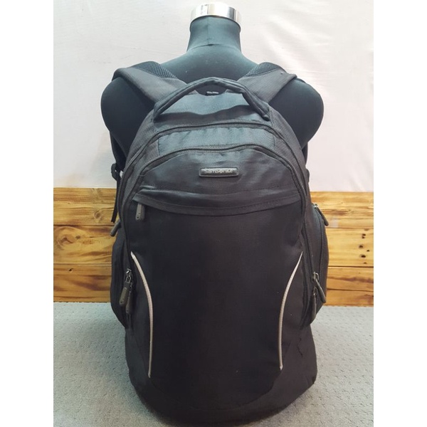 Jual tas samsonite backpack black original second | Shopee Indonesia