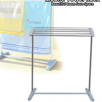 Jual Menarik.. Rak Jemuran Handuk Serbaguna Towel Rack Mobile Portable ...