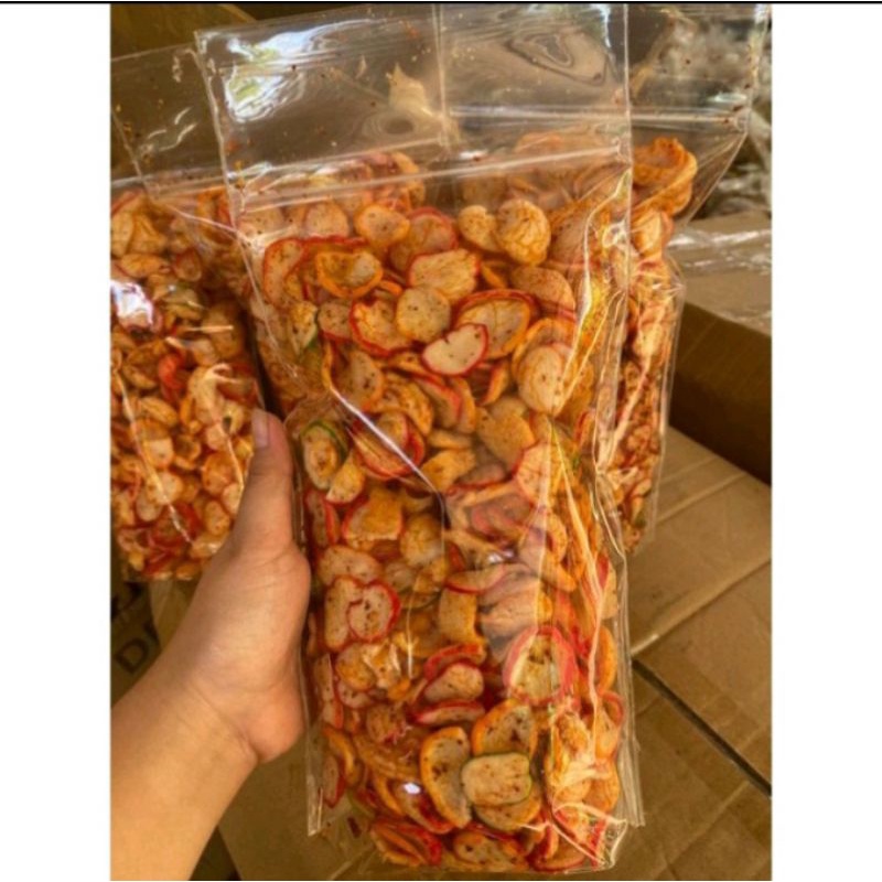 Jual kerupuk seblak 250gr rasa pedas/ kerupuk bantet / makanan ringan ...