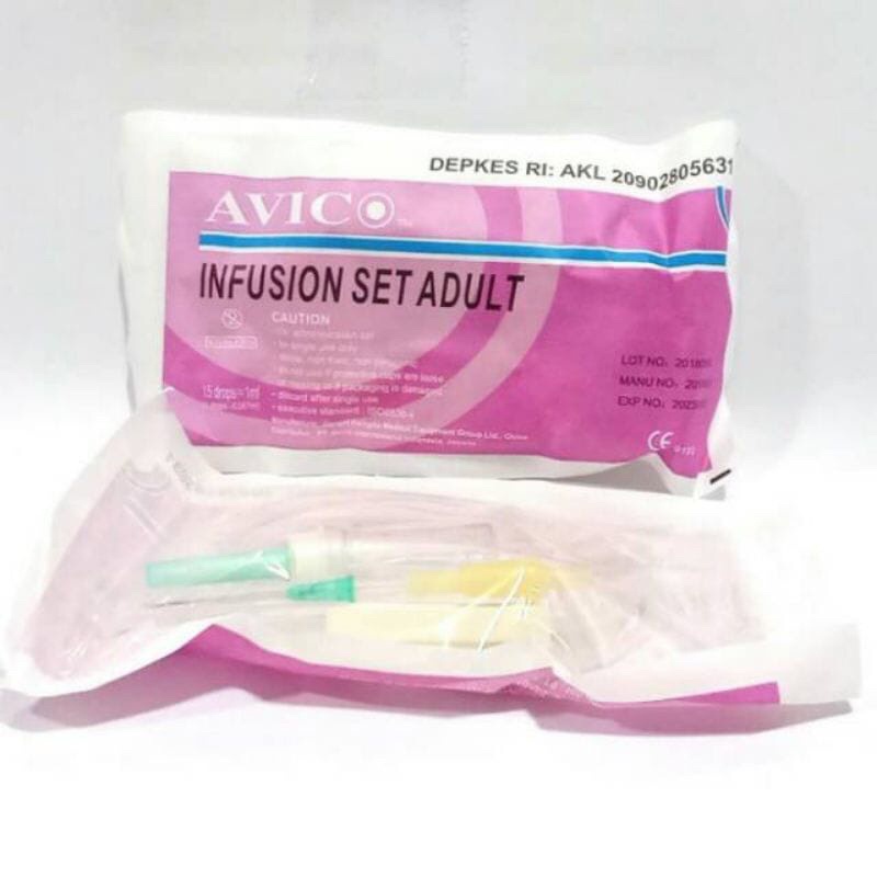 Jual AVICO INFUS SET DEWASA, ALAT INFUS HRG ECER | Shopee Indonesia