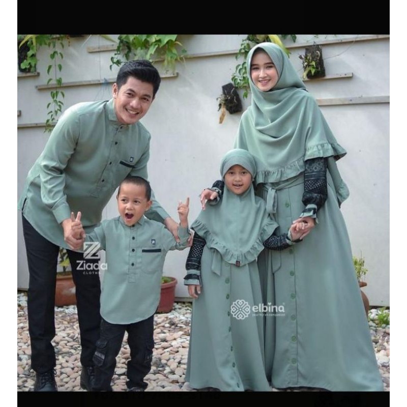 Jual gamis set ( 3pcs mustard) | Shopee Indonesia