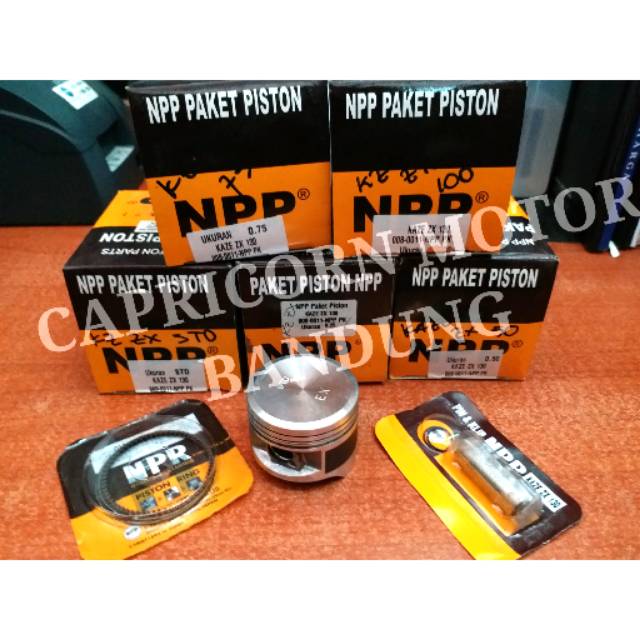 Jual Piston Kit KAZE ZX 130 NPP oversize STD 25 50 75 100 | Shopee ...