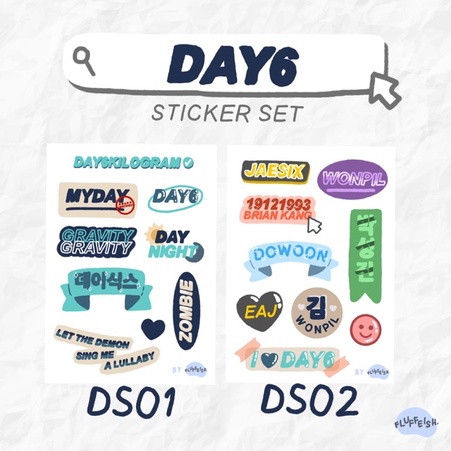 Jual DAY6 Sticker Set | Shopee Indonesia