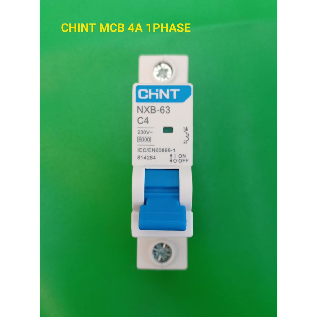 Jual MCB Chint 1P 1 Phase NXB-63 4A | Shopee Indonesia