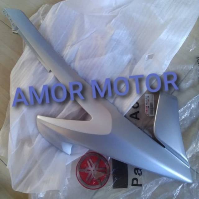Jual COVER SIDE - BODY SAMPING TANGKI KIRI NEW VIXION R LED SILVER ...