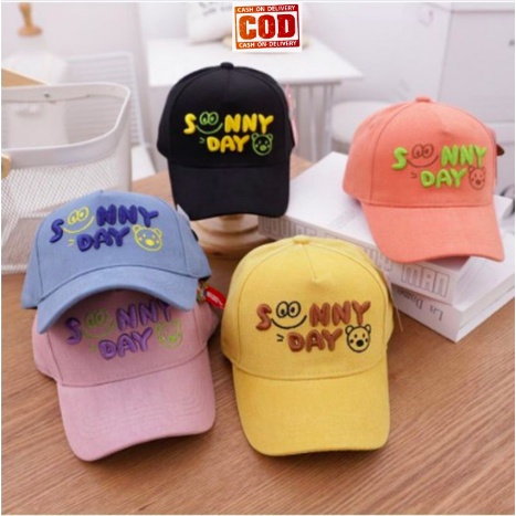 Jual TOPI BASEBALL ANAK SUNNY DAY 2-10 TAHUN LAKI PEREMPUAN CUTE LUCU ...