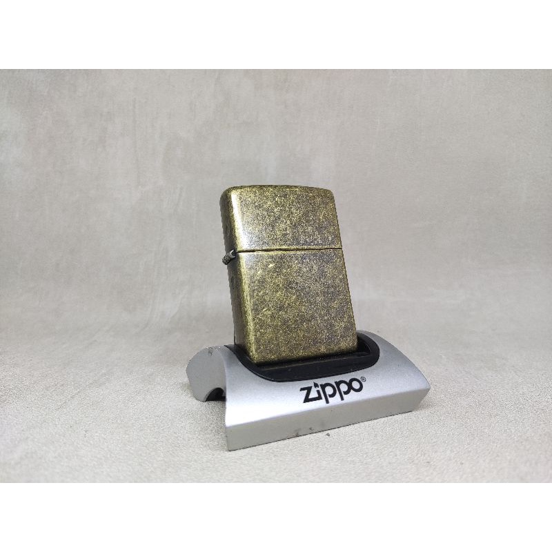 Jual Zippo 201FB Antique Brass Original | Shopee Indonesia