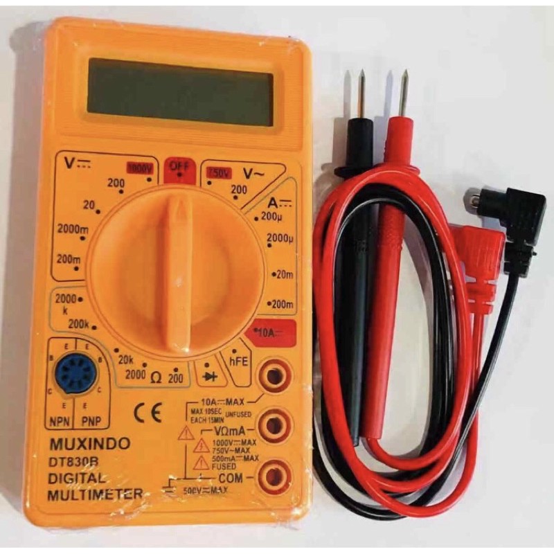 Jual Digital Multlmeter DT830B Multitester Digital Multifungsi | Shopee ...