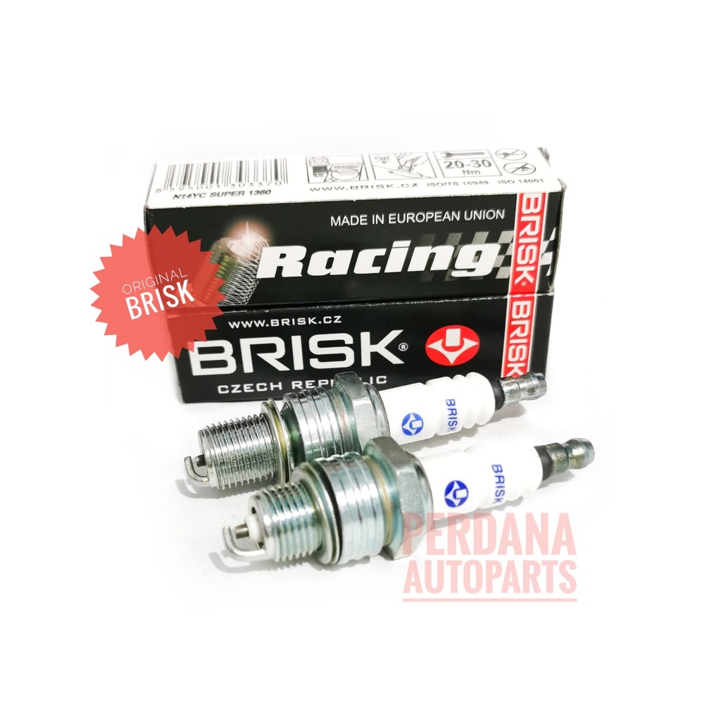 Jual Busi BRISK Racing Motor 2Tak Drat Panjang Pendek Original Vespa RX ...