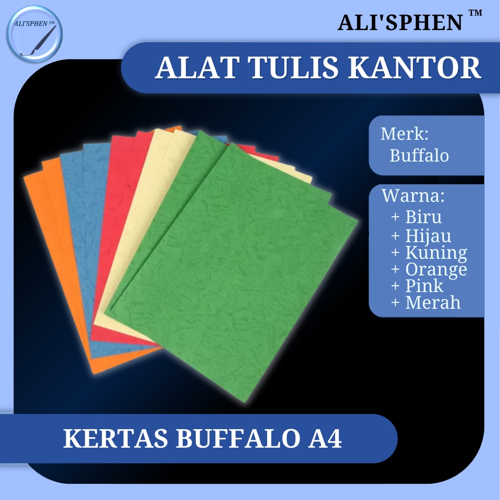 Jual Kertas Buffalo A4 Warna | Kertas Jilid Buffalo | Shopee Indonesia