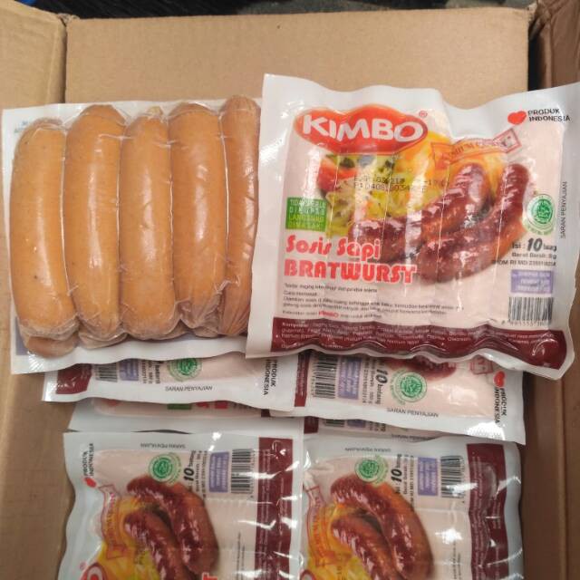 Jual kimbo bratwurst 10s original | Shopee Indonesia