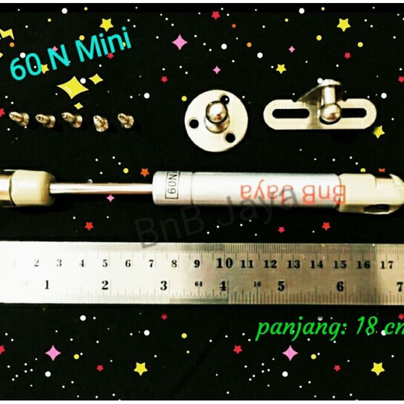 Jual Gas Spring / Gaspring / Hidrolik Jok Motor 60 N / 6 kg (MINI) dan ...